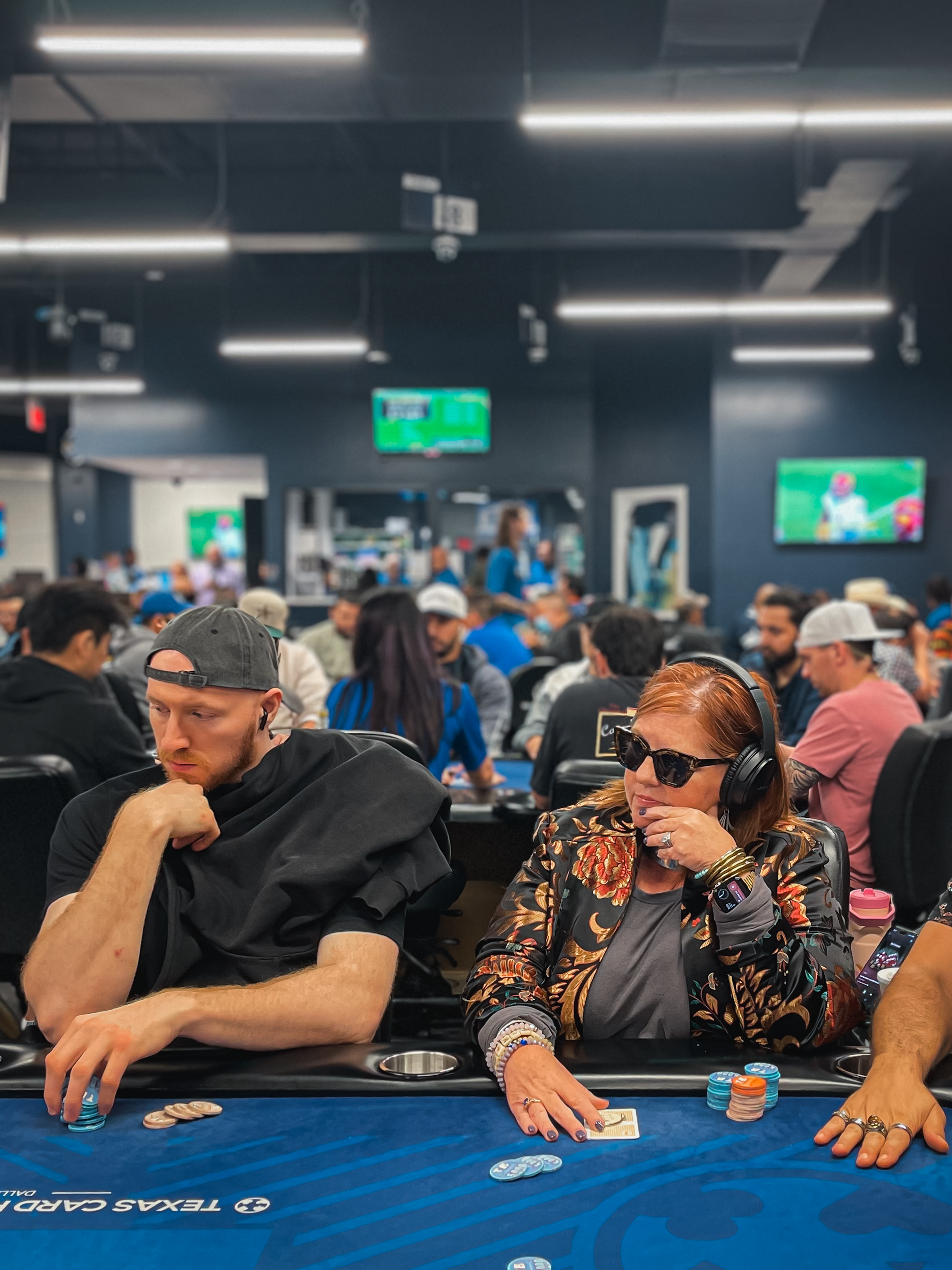 Final Two Ladies in PLO Multi-Flight: Stiehler and Zheng